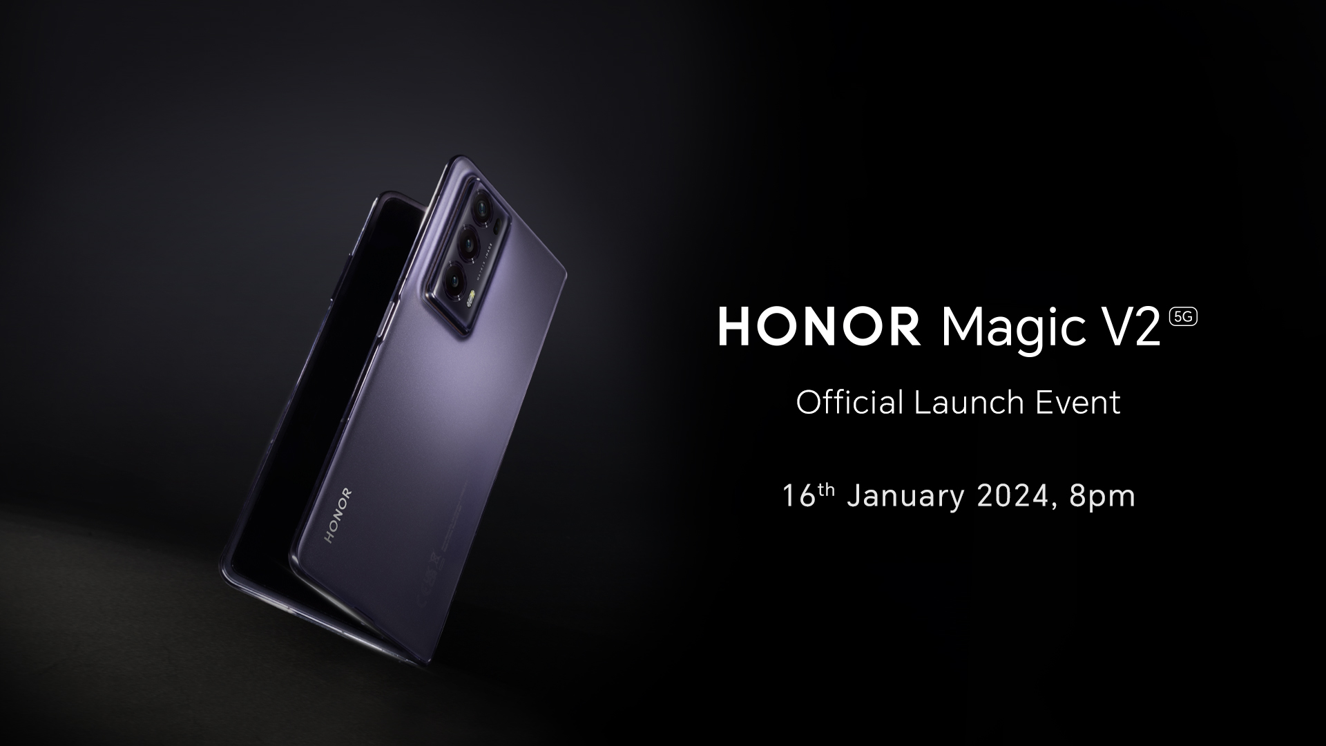 HONOR Magic V2 akan diperkenalkan di Malaysia pada 16 Januari ini - Fuzz.my