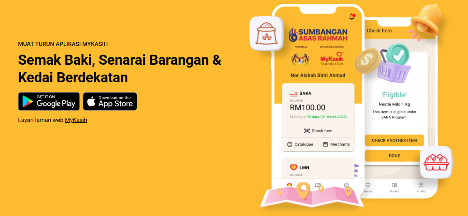 SARA RM100 – Cara semak kelayakan dan senarai kedai terima SARA 2025 - Fuzz.my