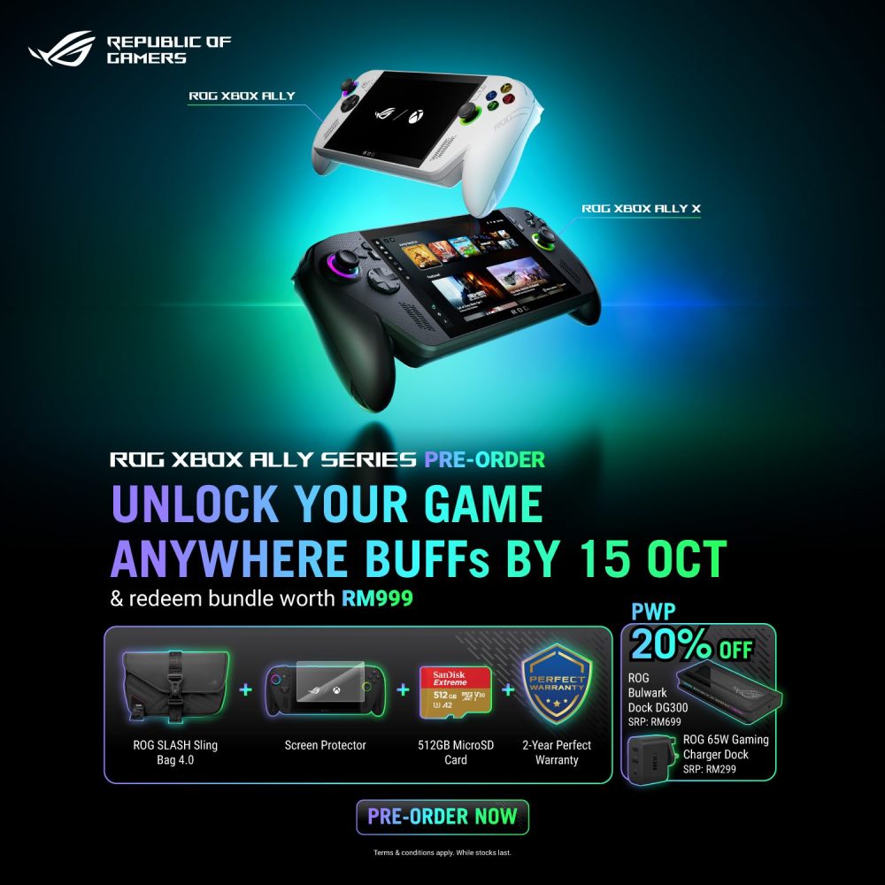 ASUS ROG Xbox Ally dan Ally X tiba di Malaysia dengan harga bermula RM2699 - Fuzz.my
